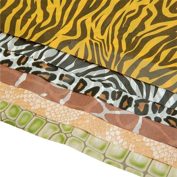 Safari Tissue Paper Assorted 24 Sheets | Turners Art Supplies