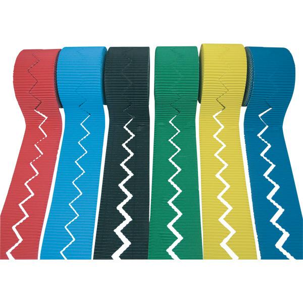 Bordette Corrugated Border Roll Black | Turners Art Supplies