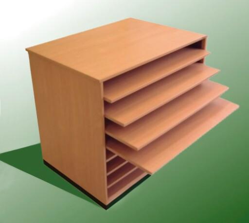 Sliding Shelf Unit A1 8 Shelf | Turners Art Supplies