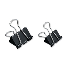 Foldback Clips 51mm Black Pack of 12 | Turners Art Supplies