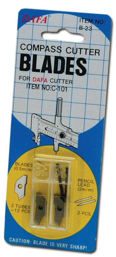 Compass Cutter Blades Pack of 12 | Turners Art Supplies