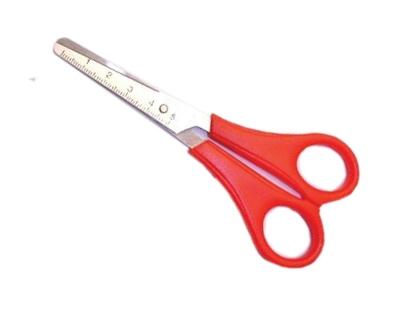 RH Ruler Scissor Red 13cm Pack of 12 | Turners Art Supplies
