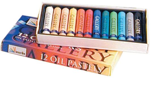 Gallery Oil Pastels Large Set of 12 | Turners Art Supplies