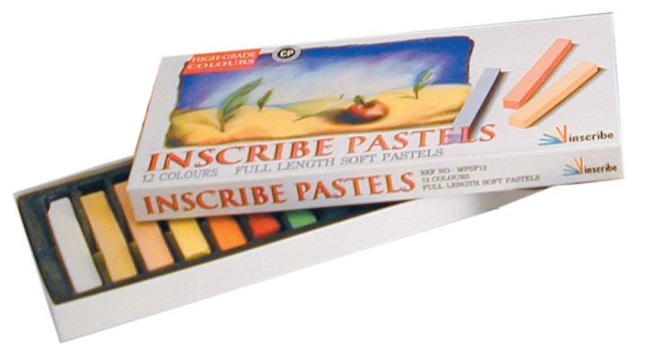 Inscribe Square Soft Full Length Pastels Set of 24 | Turners Art Supplies